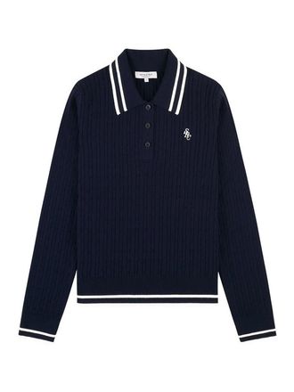 Sporty & Rich Pull Col Rond - Bleu