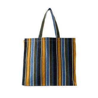 Saison 1865 Sac cabas &agrave; rayures en coton