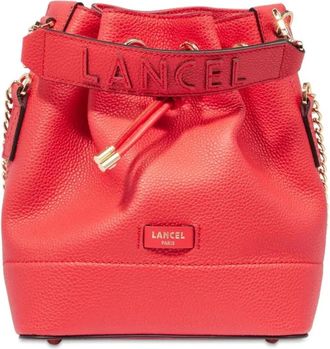 Lancel Femme, Sacs, Rouge, Taille: ONE Size Sac Seau Ninon