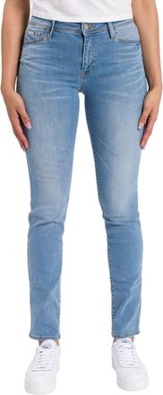 Cross Jeans Damen Jeans ANYA - Slim Fit -Blau - Sky Blue Washed W27-W38 Stretch, Größe:27W / 30L, Farbe:Sky Blue Washed 174