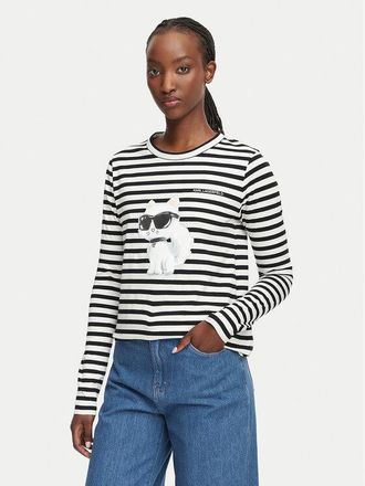 Karl Lagerfeld Bluse B3W17043 Bunt Regular Fit
