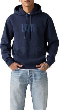 Levi's Herren Relaxed Graphic Po Kapuzenpullover, 0Pen Finish TBD 15, XL