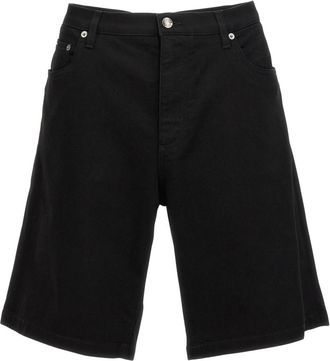 Dolce & Gabbana Stretch Denim Bermuda Shorts - - Shorts - Herren - Schwarzk - XS