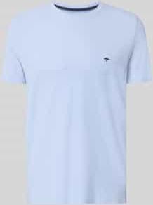 Fynch-Hatton Regular Fit T-Shirt mit Logo-Stitching