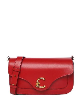 Coccinelle sac port&eacute; &eacute;paule C-Me &agrave; logo - Rouge