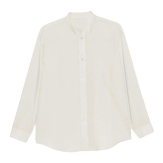 Issey Miyake Chemise PL en Ramie - Homme - Chemises - Beige - Taille: XL