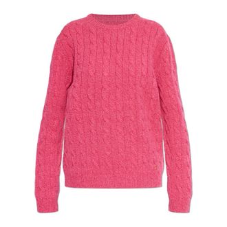 Valentino Garavani Wollpullover mit dekorativem Strick - - Knitwear - Damen - Rosa - XS
