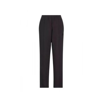 Moncler Neopren-Sweatpants mit geripptem Saum - - Trousers - Damen - Schwarzk - L