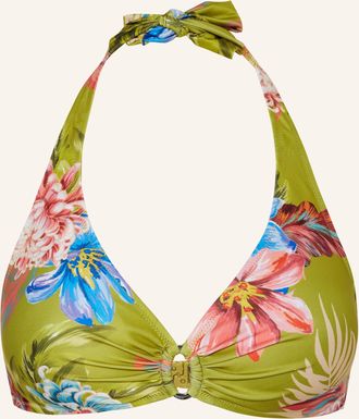 Lidea Lidea Neckholder-Bikini-Top Botanic Burst gruen