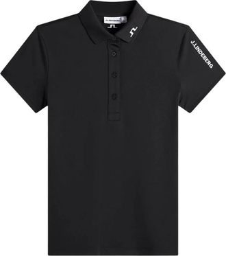J.Lindeberg Femme, Tops, Noir, Taille: 44 FR Tour Tech Polo