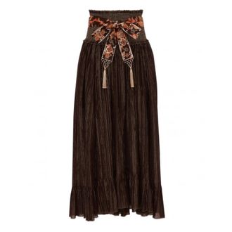 Zimmermann Zimmermann Midirock mit Raffung - - Skirts - Damen - Braun - M