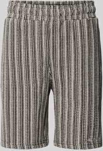 Pegador Straight Fit Shorts mit Strukturmuster Modell Forno