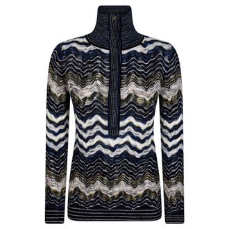 Missoni Maglia ML Collo Alto - - Knitwear - Damen - Blau - 2XS