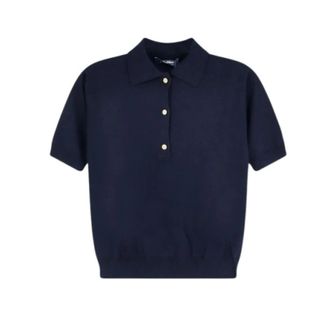 Max Mara Femme, Tops, Bleu, Taille: 38 FR Smmpomposa Maglia Canottiera Top