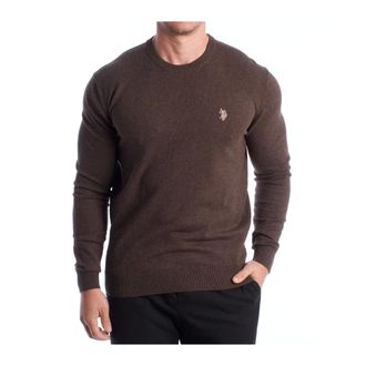 U.S.Polo Association U.s. Polo Assn., Homme, Pulls, Brun, Taille: 3XL Pull en Tricot Col Rond
