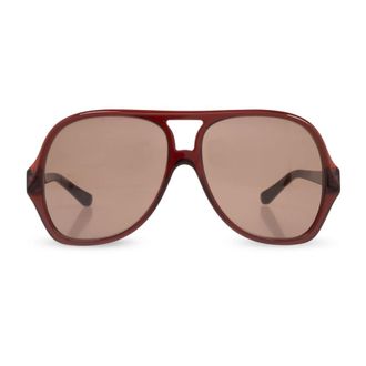 Chlo&eacute; Femme, Accessoires, Rouge, Taille: 58 MM Salom&eacute; Lunettes de soleil