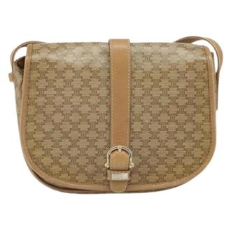 Celine Sac bandouli&egrave;re en toile vintage Pre-owned - Femme - Pre-owned - Beige - Taille: ONE Size