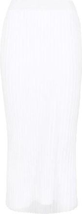 Sportmax Femme, Jupes, Blanc, Taille: 36 FR Album Skirt