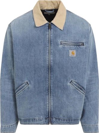 Carhartt Work in Progress Homme, Vestes, Bleu, Taille: S Denim Vestes