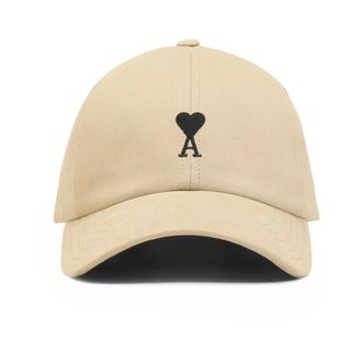 Ami Homme, Accessoires, Beige, Taille: ONE Size Collection de Chapeaux Beige &Eacute;l&eacute;gants