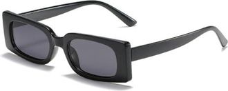 Generic Lunettes de soleil tendance populaires pour femmes, couleur bonbon, petites lunettes rectangulaires, UV400, lunettes de soleil dextérieur classiques v