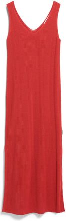Armedangels Damen Strickkleid aus Leinen-Mix CINDAA LINO Regular Fit Coral Blush