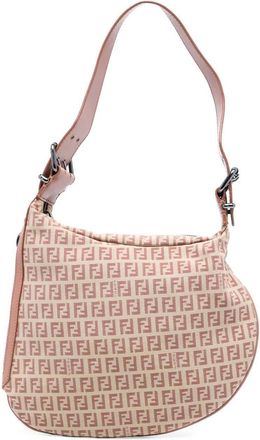 Fendi Hobo Bags - Zucchino Canvas Oyster Hobo - Gr. unisize - in Braun - für Damen