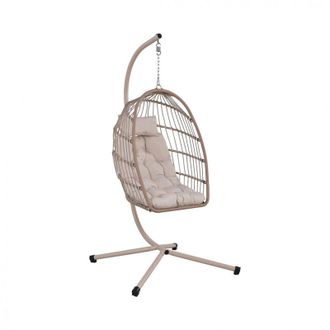 DRAWER Fauteuil suspendu jardin corde m&eacute;tal fauteuil oeuf chaise suspendue terrasse balcon Sully