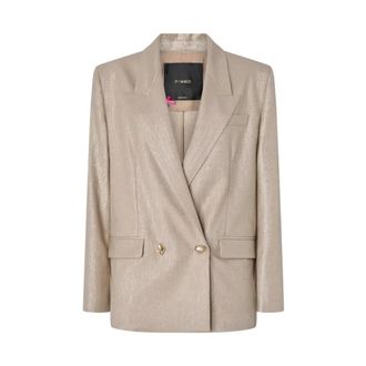 Pinko Cayman Jacke - - Jackets - Damen - Beige - L