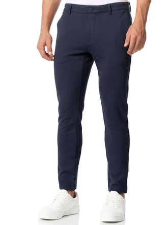 JEFF Herren JFEzra Stoffhose mit 4 Taschen | Stretch Hose Herrenhose für Männer Dark Navy, 30/32