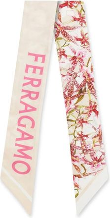 Ferragamo Femme, Accessoires, Multicolore, Taille: ONE Size Gaia Silk Scarf