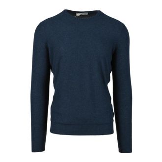 FILIPPO DE LAURENTIIS Schwamm-Effekt Pullover - - Knitwear - Herren - Blau - L