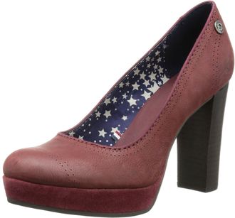 Tommy Jeans Hilfiger Denim PENELOPE 1A EN56816219, Damen Pumps, Rot (RUM RAISIN 212), EU 39