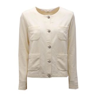 Sun 68 Rundjacke Baumwolle - - Jackets - Damen - Wei&szlig; - L