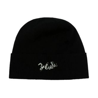 Sonia Rykiel Bestickte Bonnet-M&uuml;tze - - Accessories - unisex - Schwarzk - ONE SIZE