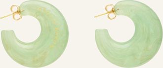 Vanessa Baroni Vanessa Baroni Ohrh&auml;nger Moon Earring Jade By Glambou gruen