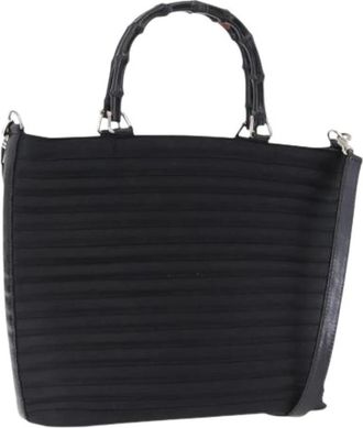 Gucci Pre-owned Nylon sacs-gucci - Femme - Pre-owned - Noir - Taille: ONE Size