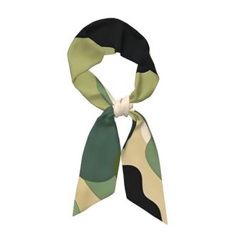 Generic &Eacute;charpe camouflage pour femme - &Eacute;charpe tour de cou pour sac &agrave; main - Camouflage militaire en satin de soie - Pour le sport, le yoga, le visage