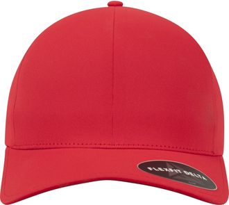 Flexfit Delta Baseball Cap, Unisex Basecap aus Polyester f&uuml;r Damen und Herren, ohne Naht, wasserabweisend, red, L/XL