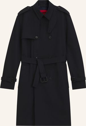 HUGO BOSS Hugo Trenchcoat maluks2631 Regular Fit blau
