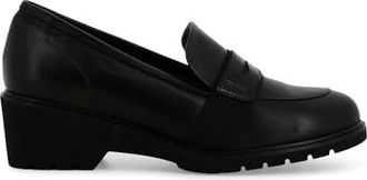 Melluso Mocassin en Cuir Noir pour Femme r35740z 38.5