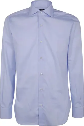 Barba Homme, Chemises, Bleu, Taille: 4XL Chemise Oxford Classique
