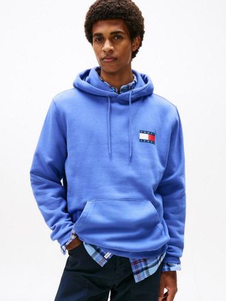 Tommy Jeans Sweatshirt TJM REG ESSENTIAL FLAG HOOD EXT mit bedruckten Markenlogo auf Brusth&ouml;he