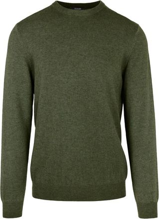 Bomboogie Homme, Pulls, Vert, Taille: XL Pull ras du cou en laine m&eacute;rinos teint &agrave; froid