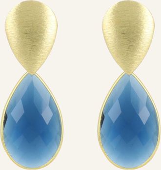 Lott. Gioielli Lott.Gioielli Ohrh&auml;nger Rae Dark Blue By Glambou gold