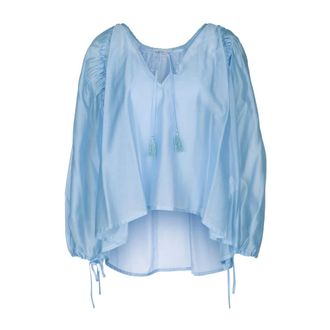 Ermanno Scervino Damen, Blusen & Hemden, Blau, 2XSGr&ouml;&szlig;e