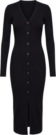 Liu Jo Langes Strickkleid - - Dresses - Damen - Schwarzk - S