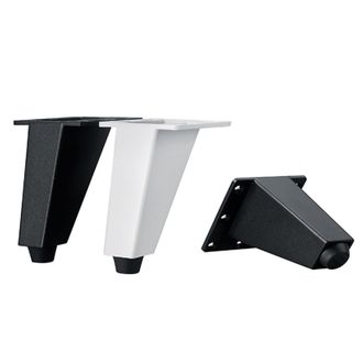 Generic 4er-Set M&ouml;belf&uuml;&szlig;e Aus Aluminiumlegierung, Inklusive Schrauben Und Verstellbaren Nivellierf&uuml;&szlig;en, F&uuml;r Schr&auml;nke, B&auml;nke Und Hocker Ersatzf&uuml;&szlig;e F&uuml;r Sofas(Sc