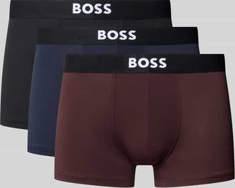 HUGO BOSS Trunk mit elastischem Logo-Bund im 3er-Pack