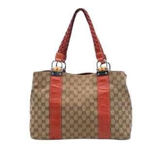 Gucci Sac cabas en toile Pre-owned - Femme - Pre-owned - Brun - Taille: ONE Size